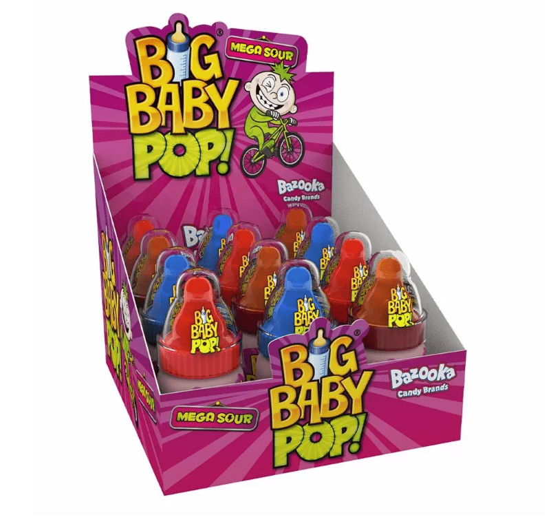 Bazooka Big Baby Pop Sour