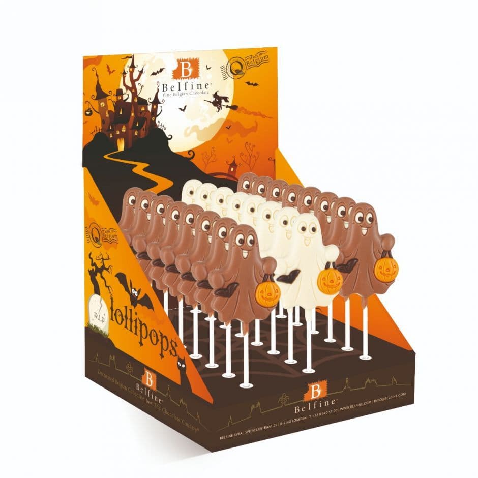 Belfine Chocolate Ghost Lolly