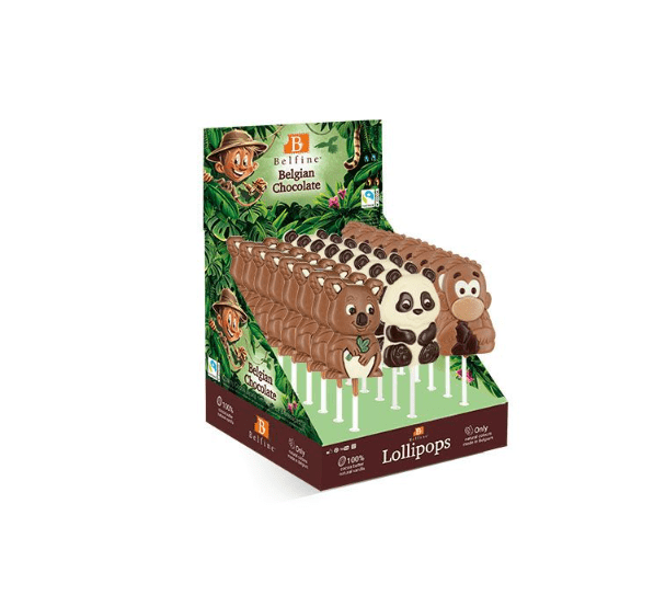 Belfine Chocolate Safari Lolly
