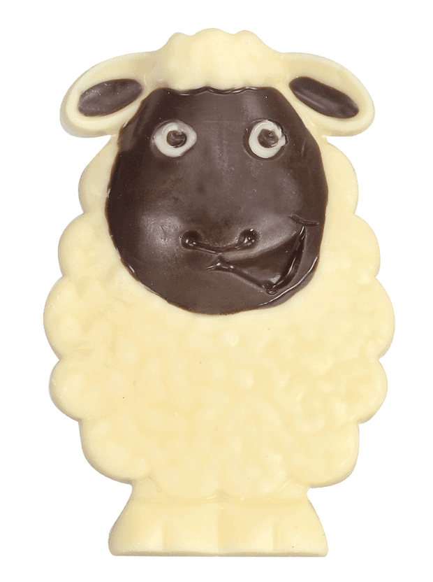 Belgian White Chocolate Sheep