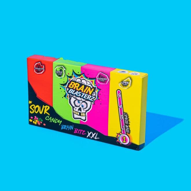 Brain Blasterz Sour Candy Bitz XXL 144g