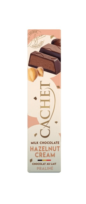 Cachet Milk Chocolate Hazelnut Cream Bar 50g