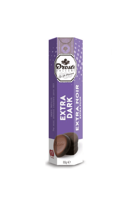 Droste Pastilles Extra Dark Chocolate 80g
