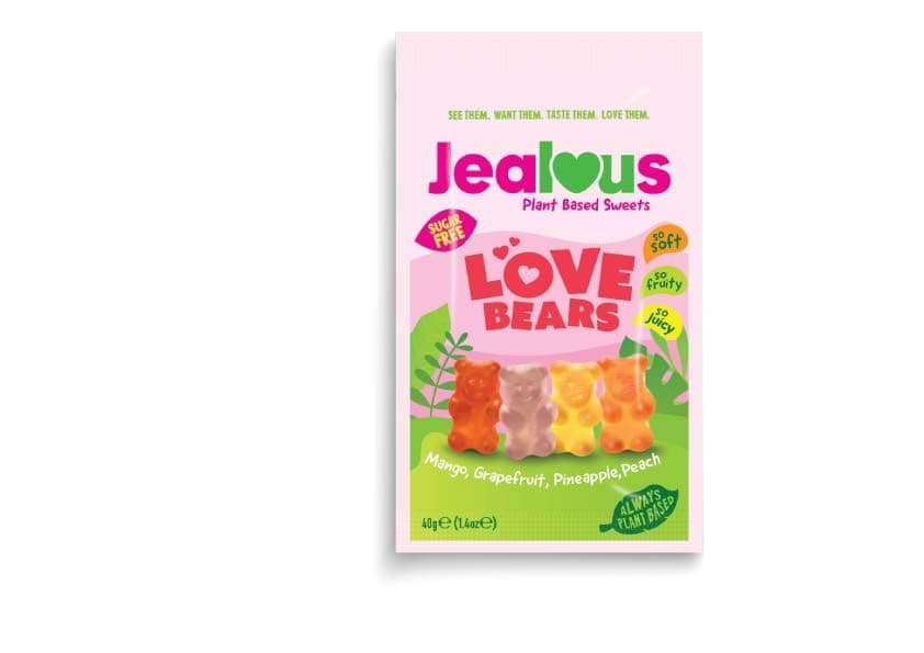 Jealous Sweets Vegan Sugar Free Love Bears 40g
