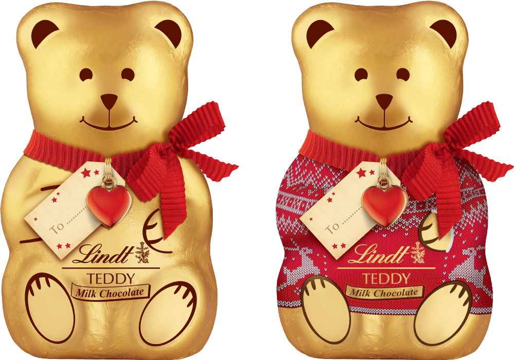 Lindt Gold Bear With Gift Tag 100g
