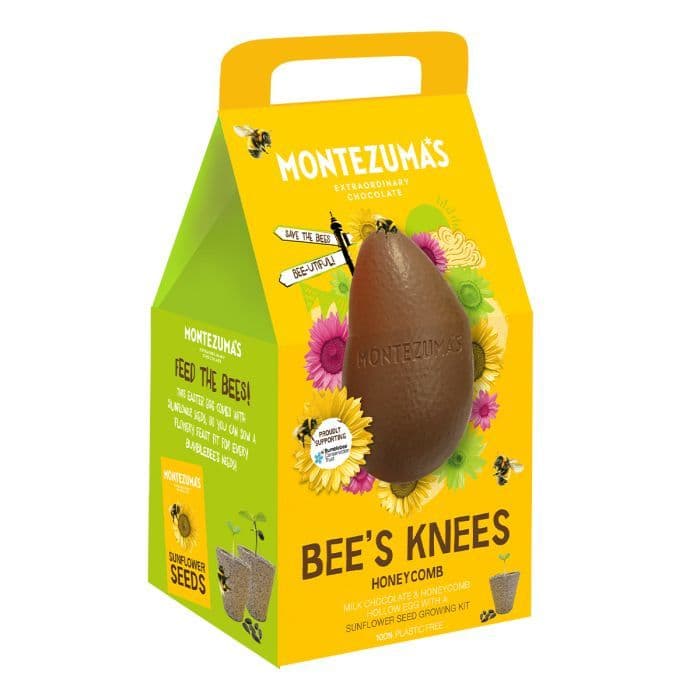 Montezuma s Bee s knees Milk Easter Egg with Seeds & Growing Pots 150g