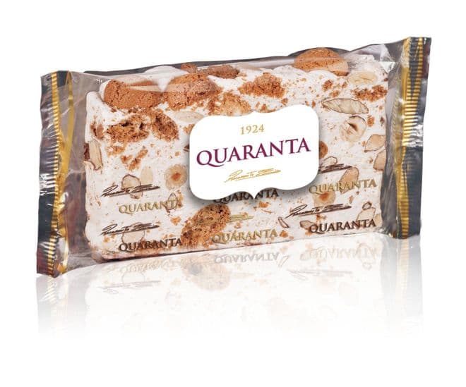 Quaranta Italian Amaretti Nougat Slice 150g