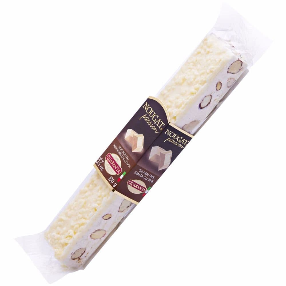 Quaranta Italian Sofficione White Chocolate & Cream Nougat 100g