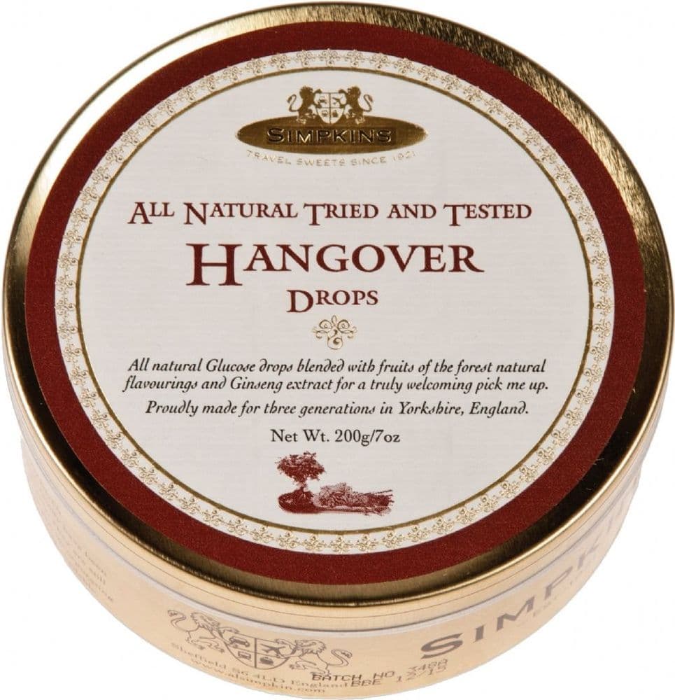 Simpkins Hangover Drops Tin 200g