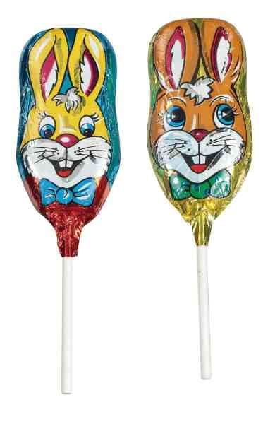 Storz Chocolate Foiled Easter Rabbit Lolly