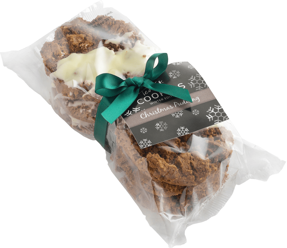 Teoni s Dipped Xmas Pudding Cookies 300g