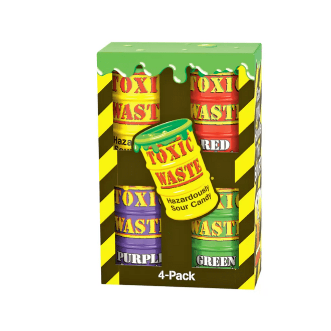 Toxic Waste 4pk Gift Box