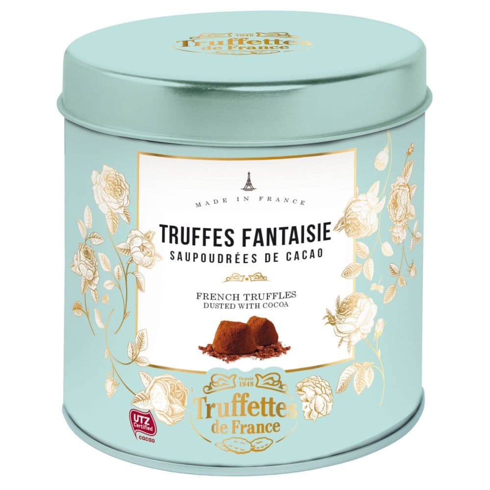 Truffettes French Cocoa Dusted Truffles Tin 250g