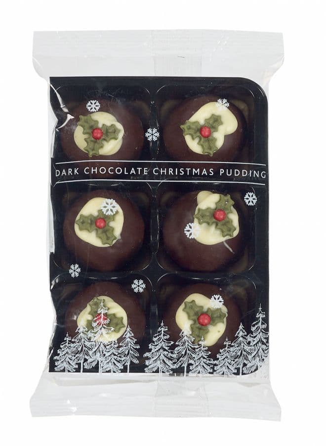 Van Roy Dark Chocolate Christmas Pudding 65g