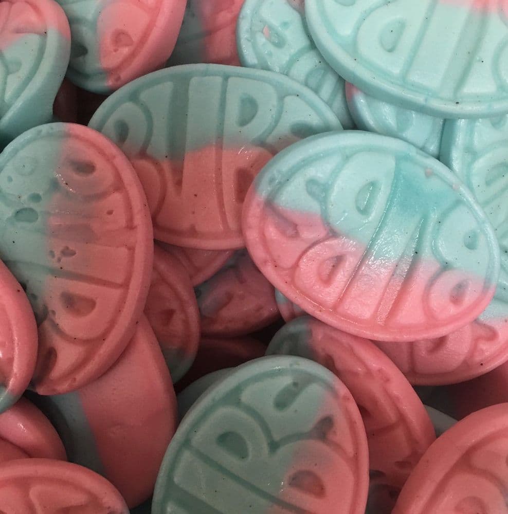 Vegan Blueberry And Raspberry Foam Sweets