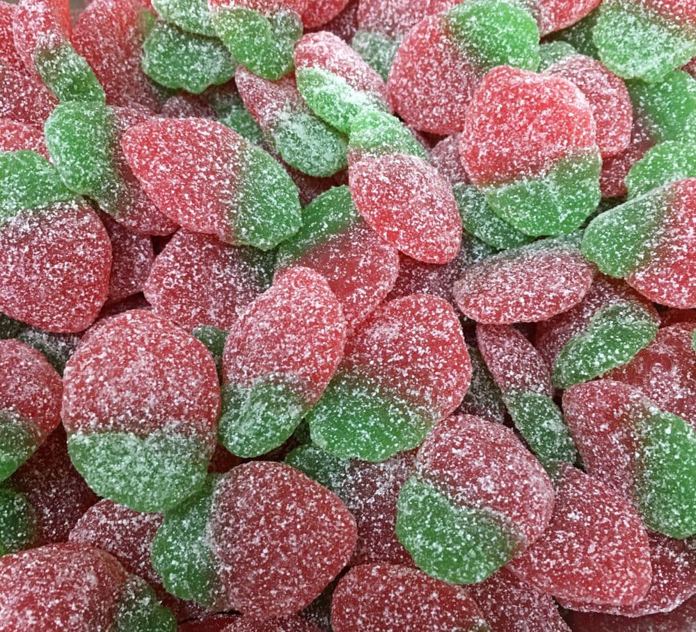 Vegetarian Fizzy Strawberries 100g