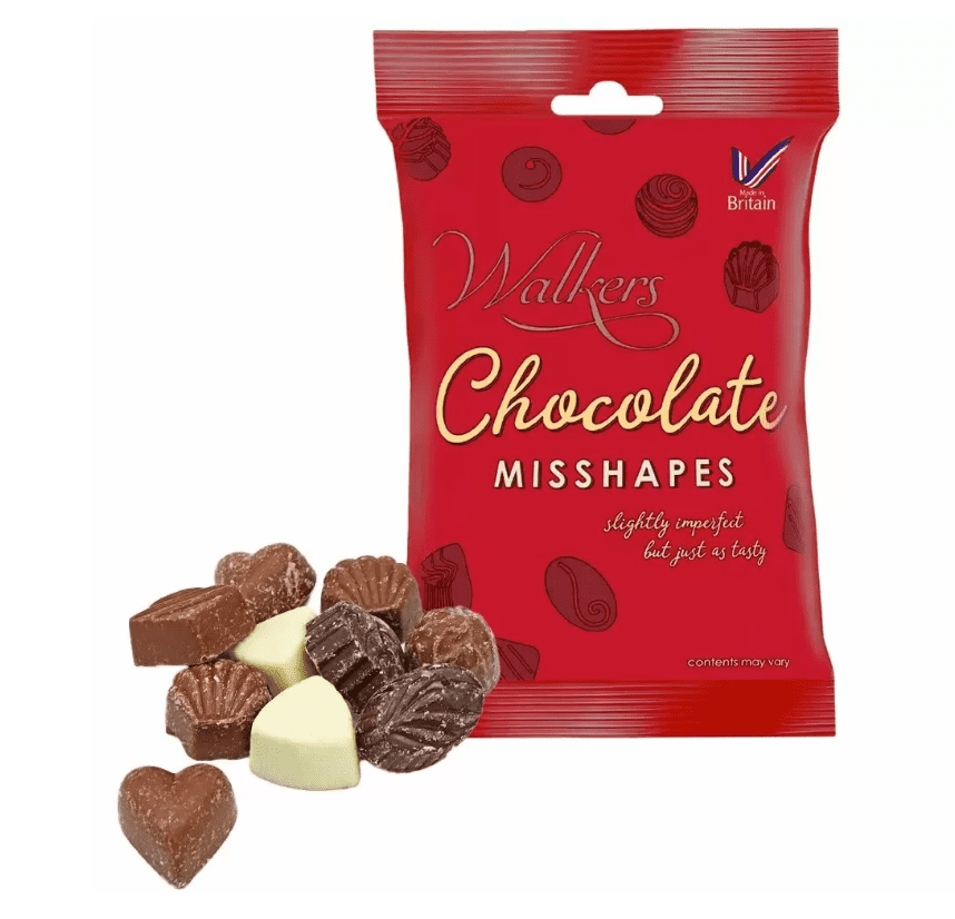 Walkers Chocolate Misshapes 200g