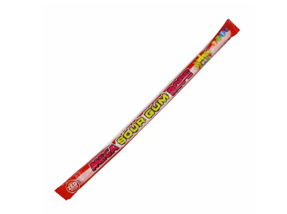 Zed Mega Sour Cherry Gum Rope