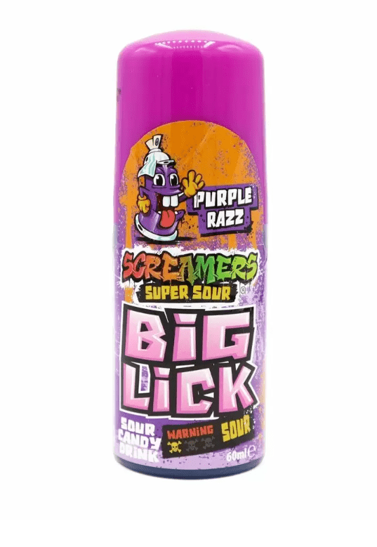 Zed Screamer Sour Purple Razz Big Lick 60ml
