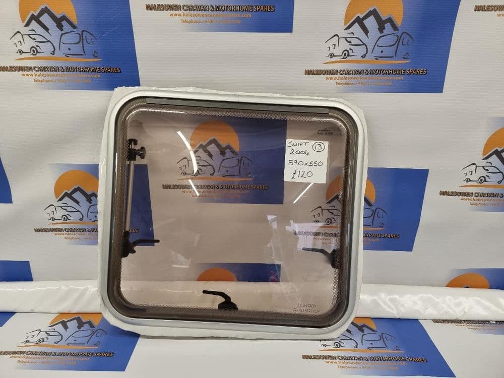 13 Seitz Swift 2004 Side Square Opening Window With Frame 590 x 550mm