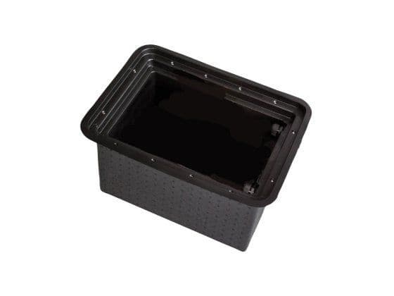 Black Underfloor Battery Box