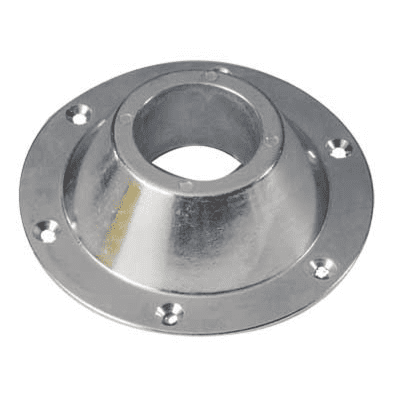 CONICAL TABLE LEG BASE CHROME