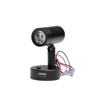 Frilight Mini Tube Light With USB Satin Black