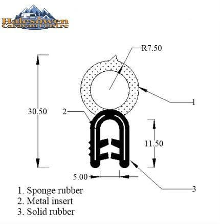 Front Locker Seal Self Gripping