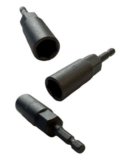 Hard Ground Peg Socket with Drill Attachment