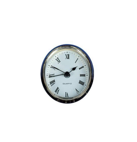 Oval Insert Caravan Clock
