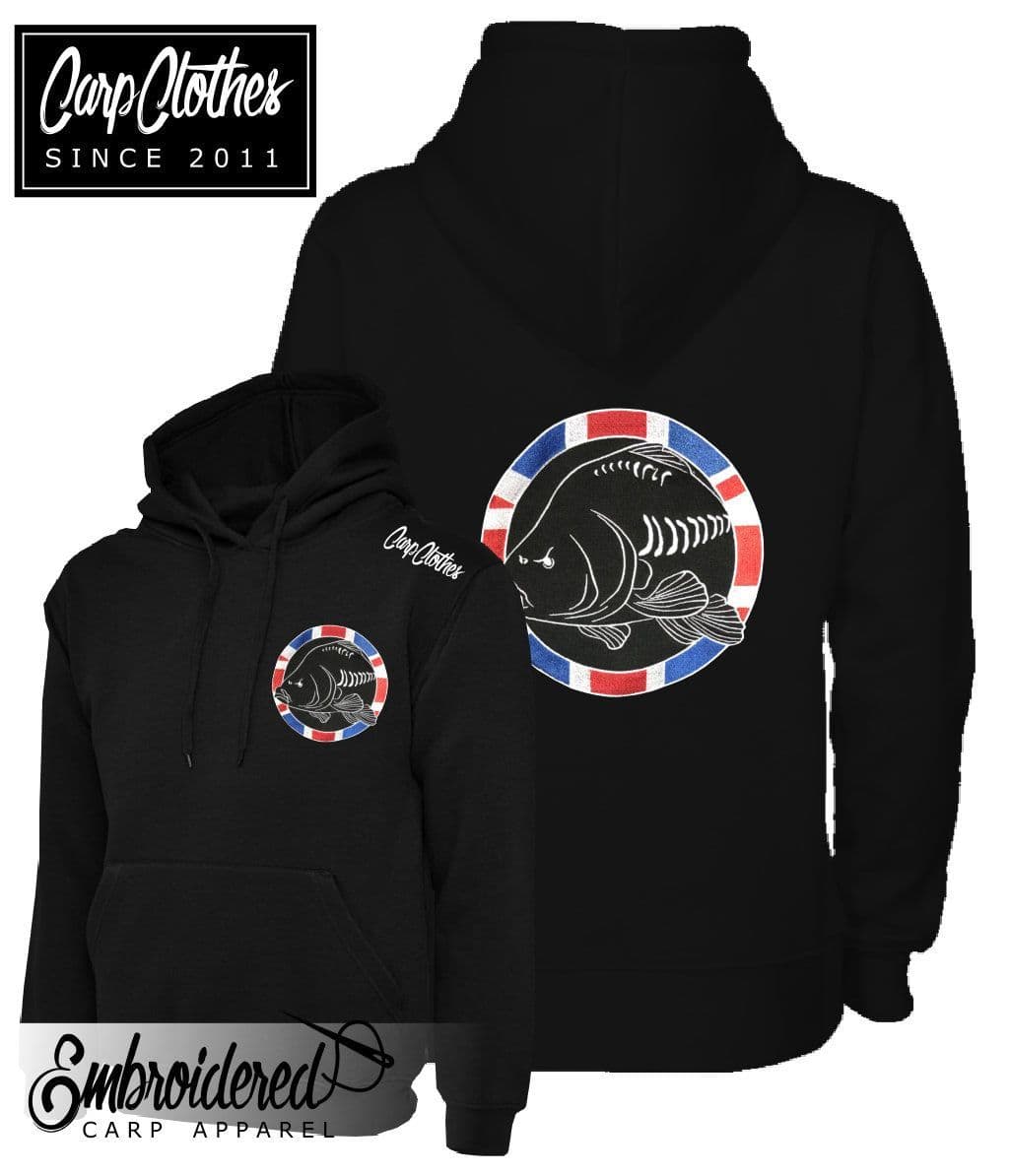030 EMBROIDERED CARP HOODIE