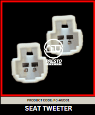 SEAT TWEETER CONNECTORS