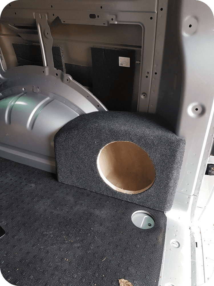 VW Transporter Rear Arch Sub Box