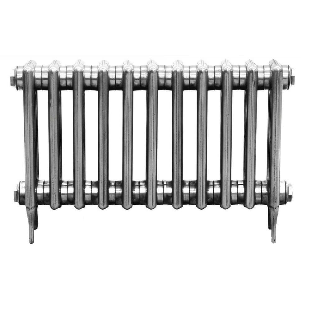4 Column Cast Iron Radiators 460mm 11 Sections Polished