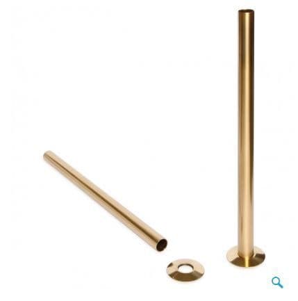 300mm pipe shrouds in a range of finishes for cast iron radiators