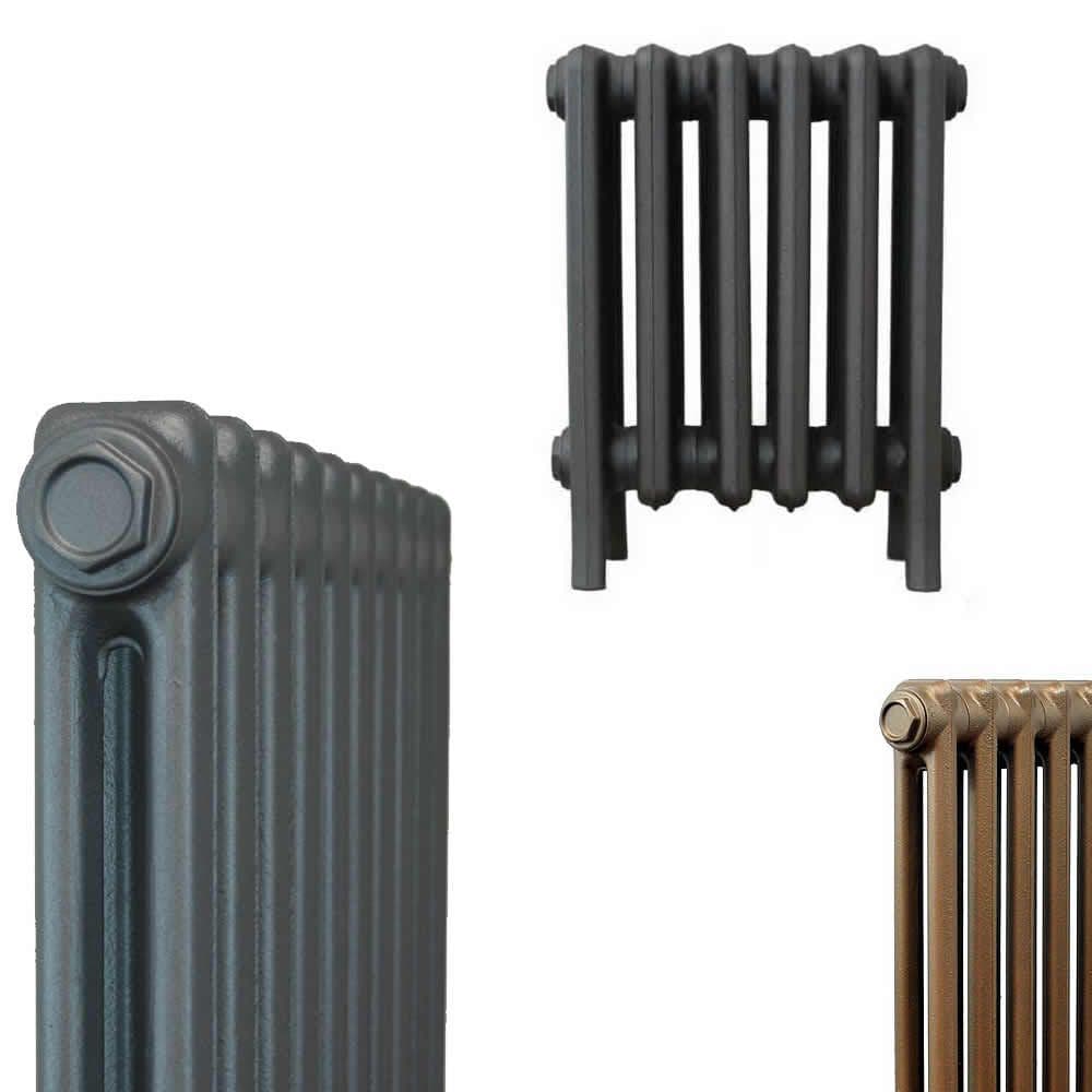 Classic 2 Column Cast Iron Radiators 500mm 6 Sections