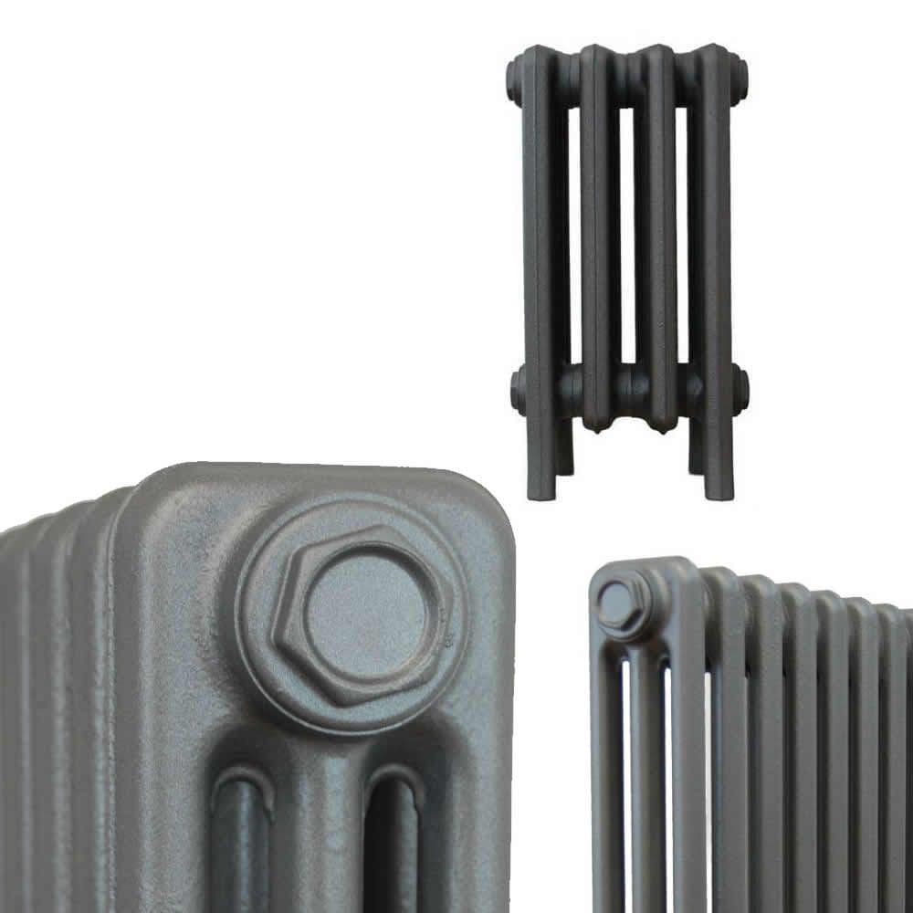 Classic 3 Column Cast Iron Radiators 500mm 4 Sections
