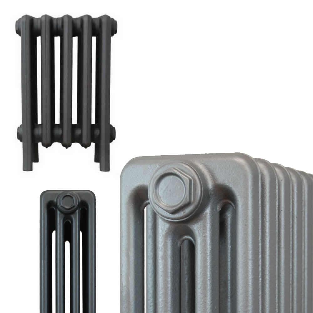Classic 4 Column Cast Iron Radiators 500mm 5 Sections