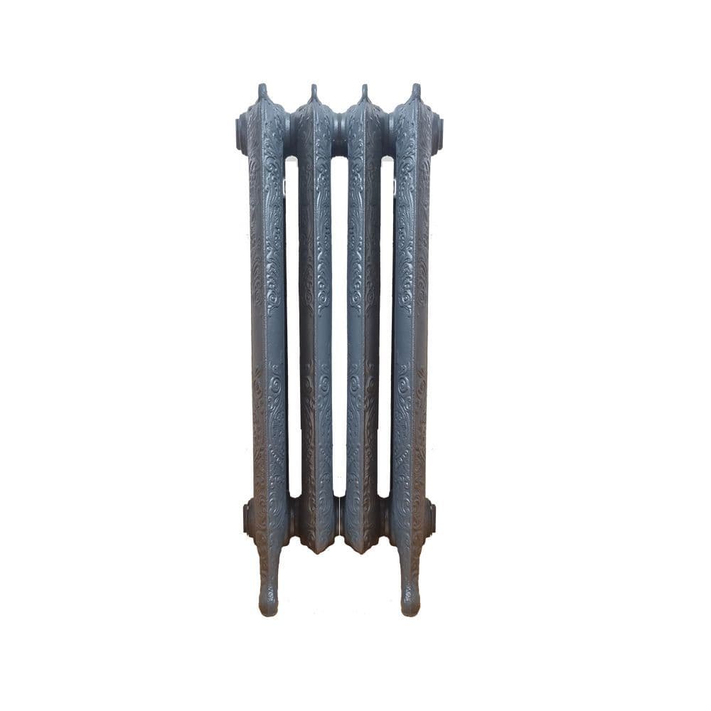 Sovereign Baroque Cast Iron Radiators 960mm 4 Sections Pewter