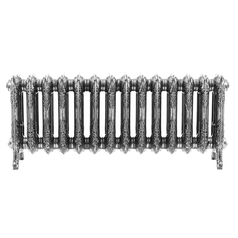Sovereign Rococo Cast Iron Radiators 470mm 14 Sections Polished