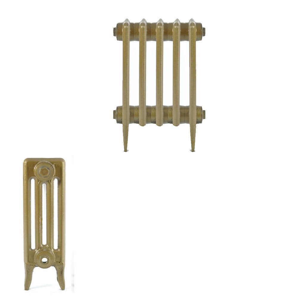 4 Column Cast Iron Radiators 460mm 5 Sections Painted