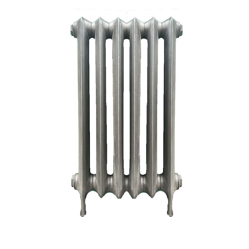 Narrow Duchess Cast Iron Radiators 795mm 6 Sections Satin Polish