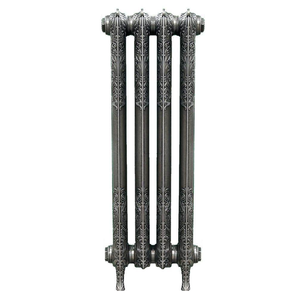 Sovereign Baroque Cast Iron Radiators 960mm 4 Sections Pewter