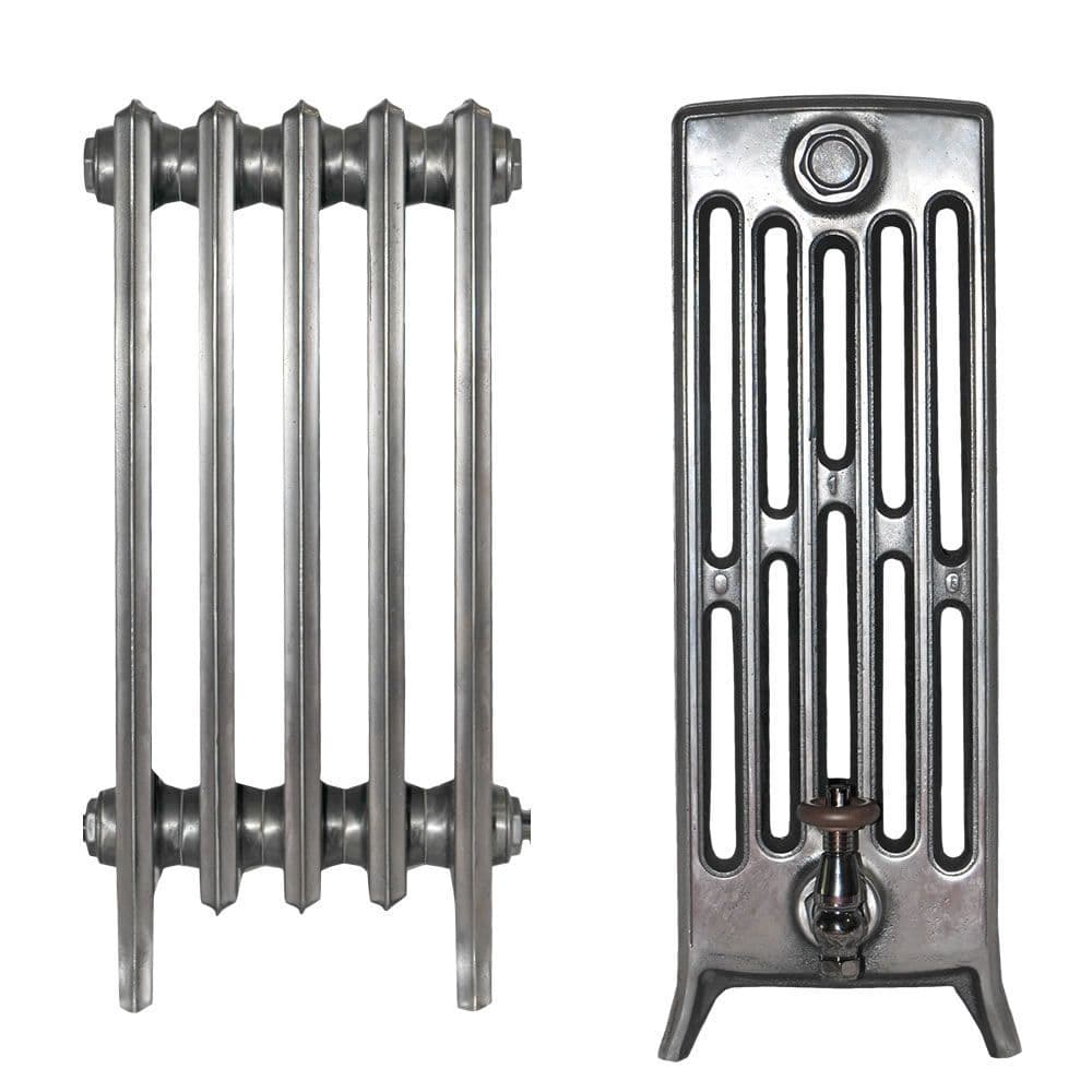 Sovereign 6 Column Cast Iron Radiators 660mm 5 Sections Polished