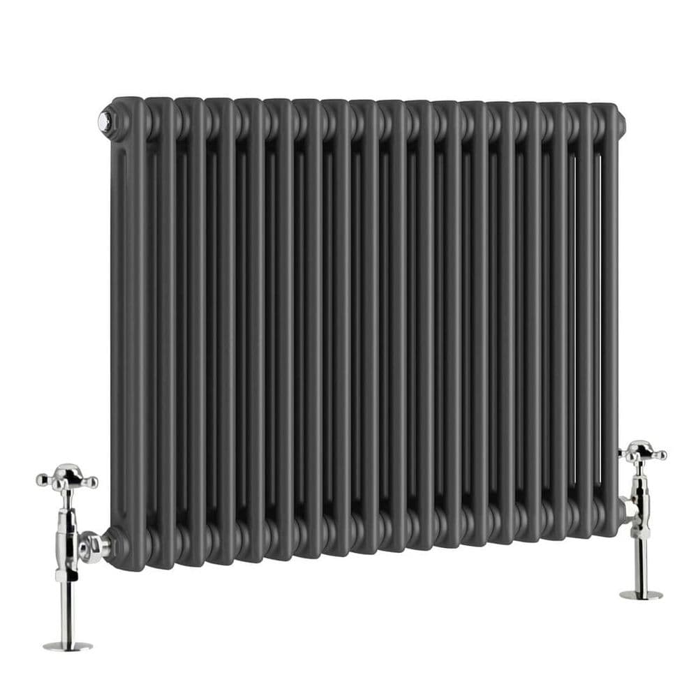 Anthracite Grey Column Horizontal Designer Radiator - Choice Of Size
