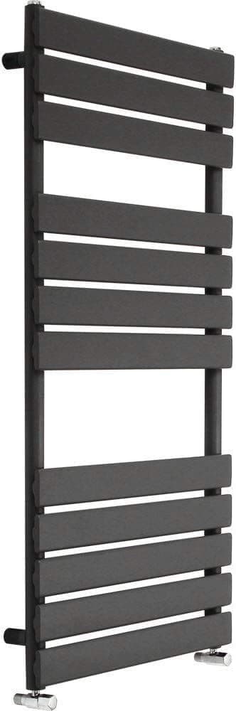 Anthracite Grey Towel Rail Flat Panel Designer Radiator - Choice Of Size