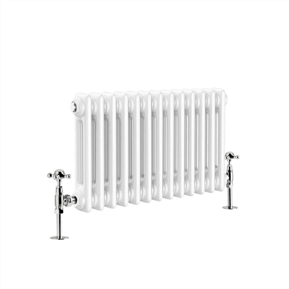 Designer Radiator - Column Horizontal Double - 300 x 605mm - White
