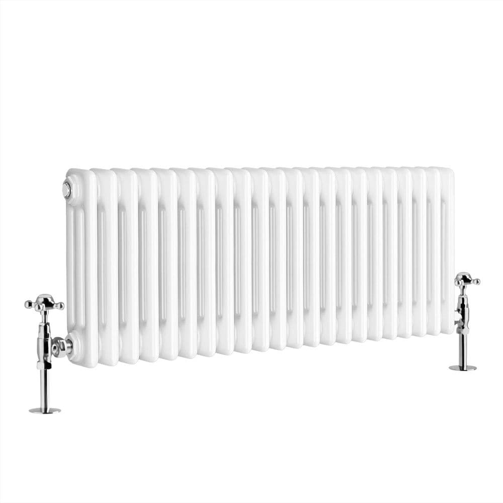 Designer Radiator - Column Horizontal Triple - 300 x 1010mm - White