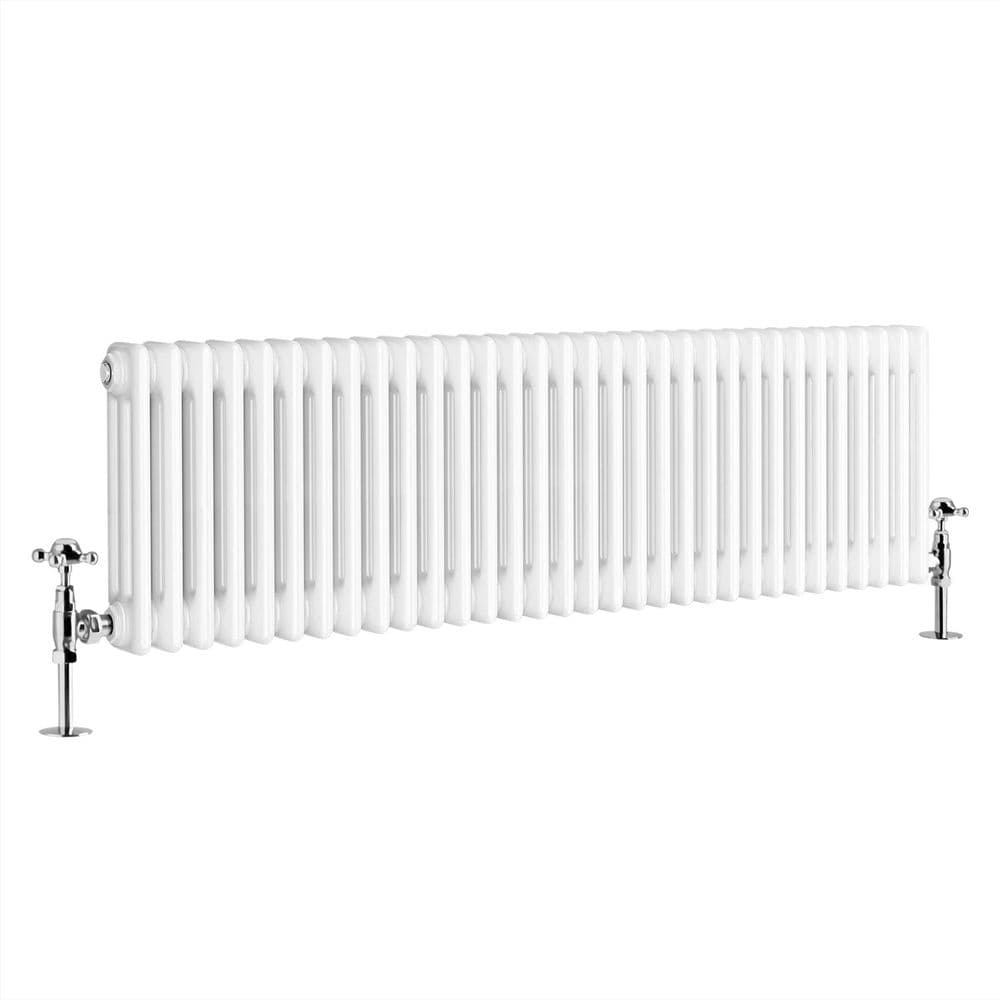 Designer Radiator - Column Horizontal Triple - 300 x 1460mm - White