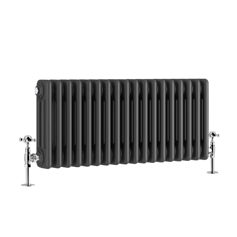 Designer Radiator - Column Horizontal Triple - 300 x 830mm - Anthracite ...